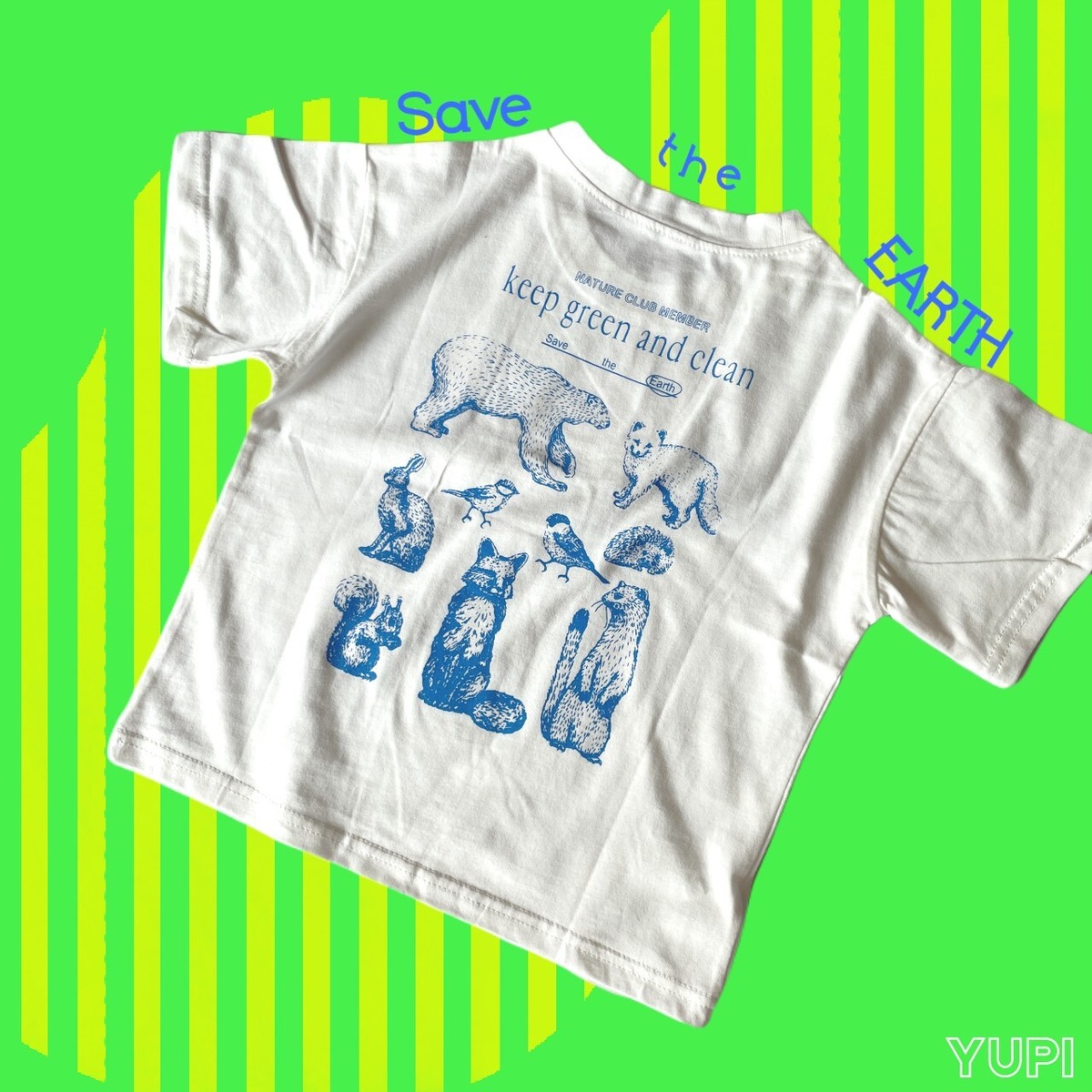 【110sizeのみ】= Keep Green T-shirt = | _ yupi