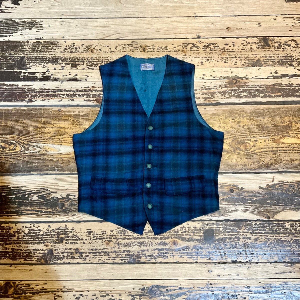 ~60's Pendleton Wool Vest | Desert Snow Chiba