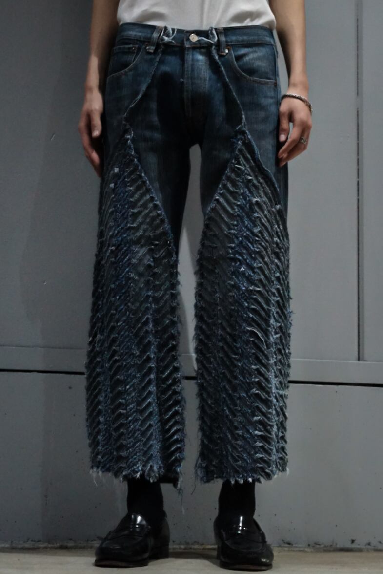 【add (C) vintage】"Original Remake" Levi’s 501 Multiple Panels Clash ...