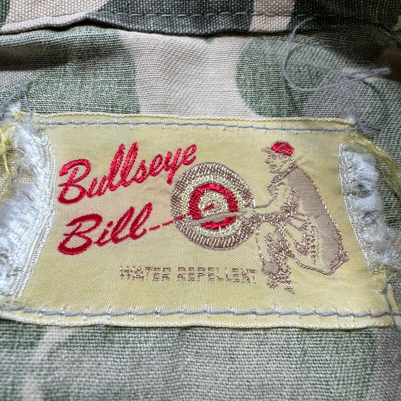 60's Bullseye Bill ブルズアイビル ハンティングカモジャケット ダックハンター 迷彩柄 Phoenix Manufacturing Company M~L相当 希少 ...