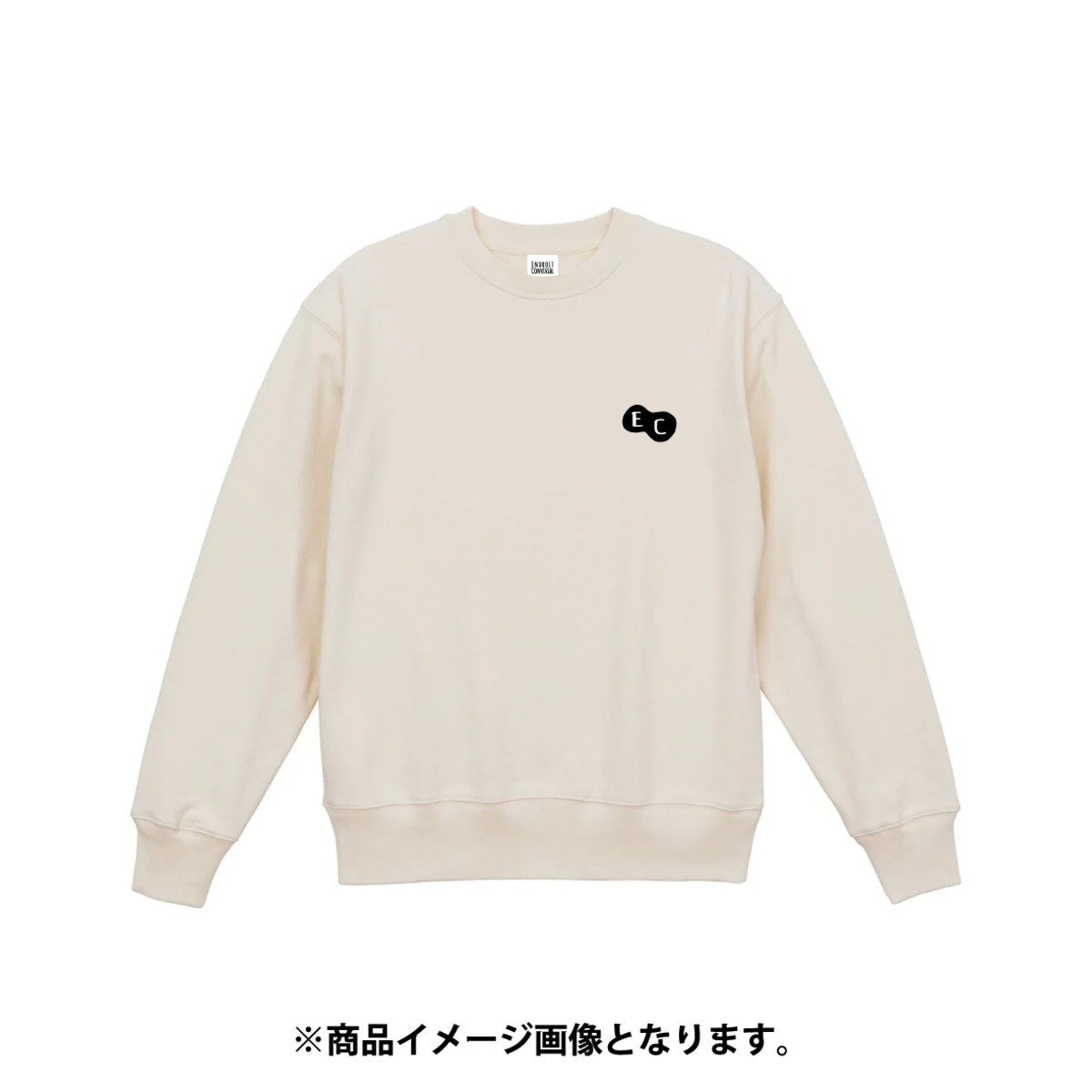 【先行予約】ミニアイコン クルーネックスウェット / クリーム | Endroit Convivial