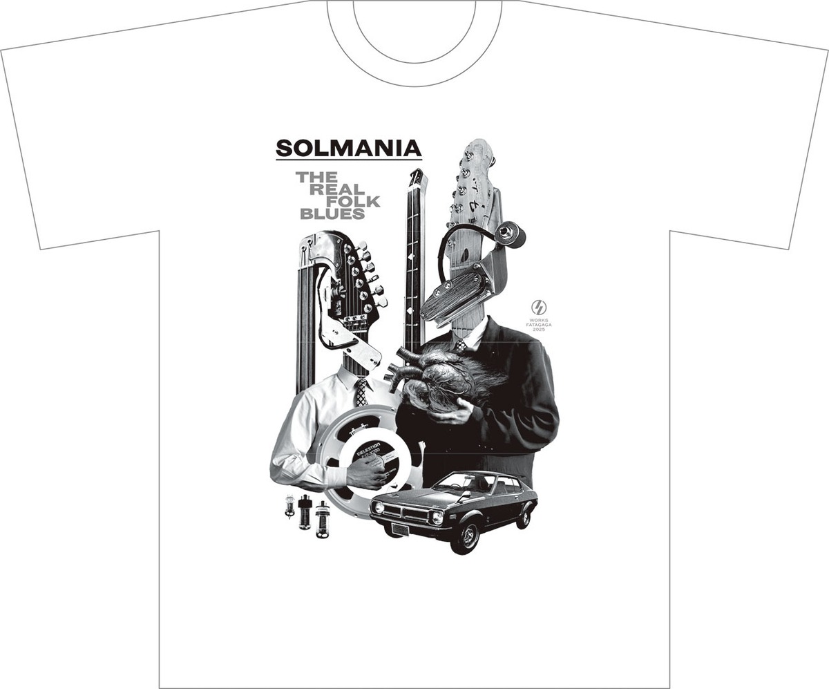 SOLMANIA T-SHIRTS "Real Folk Blues" | WORKS FATAGAGA