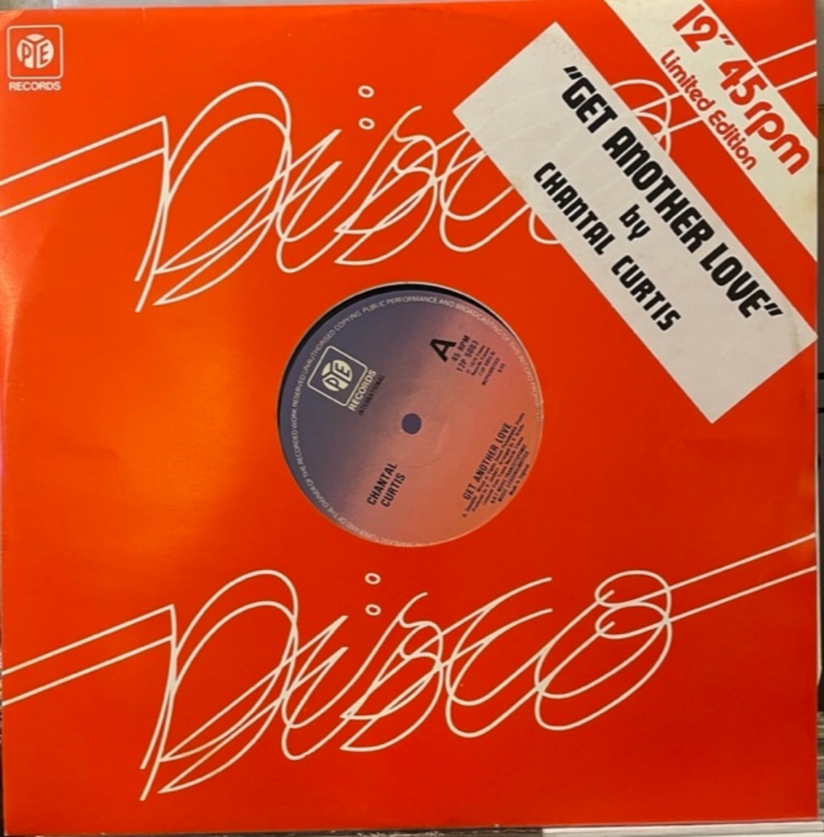 CHANTAL CURTIS "GET ANOTHER LOVE" 12" | EAD RECORD