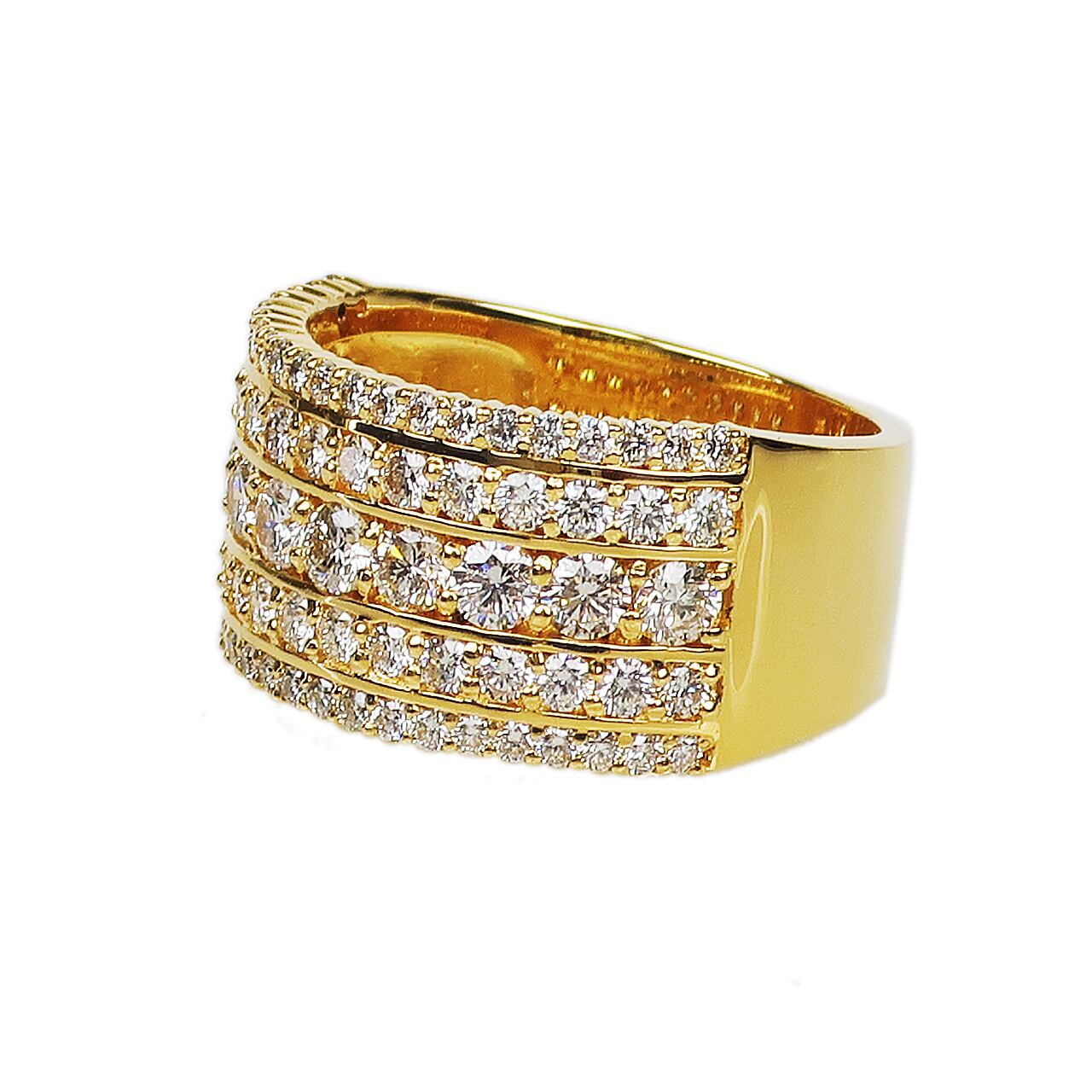 K18 ダイヤモンド1.68ctパヴェリング RI-67YGNW (サイズ＃8～＃16） | hinaryhimary