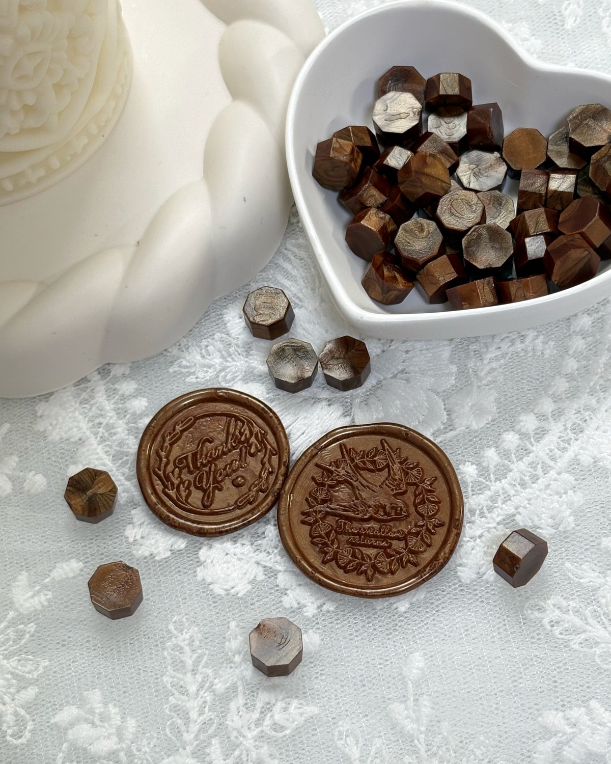 【レッドゴールド】八角シーリングワックス15g | kanadehandle