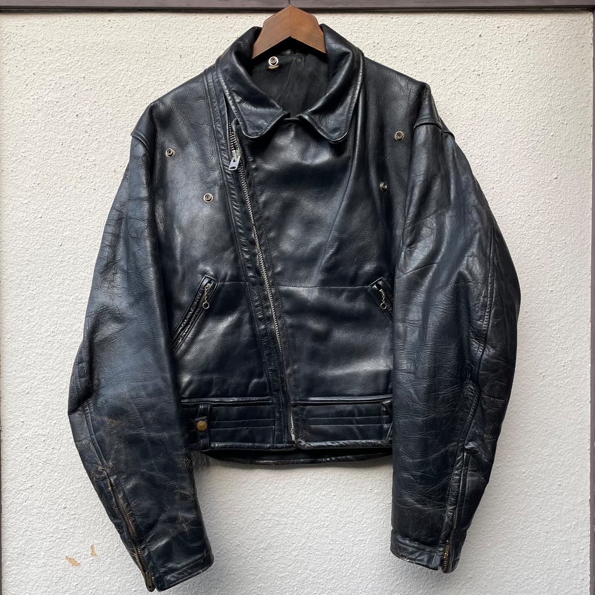Vintage Cal-Leather Jacket | RED GROUND