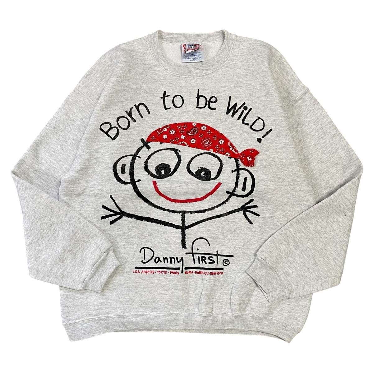 90s USA製 Danny First スウェット | ファッションセンターディスコンチ