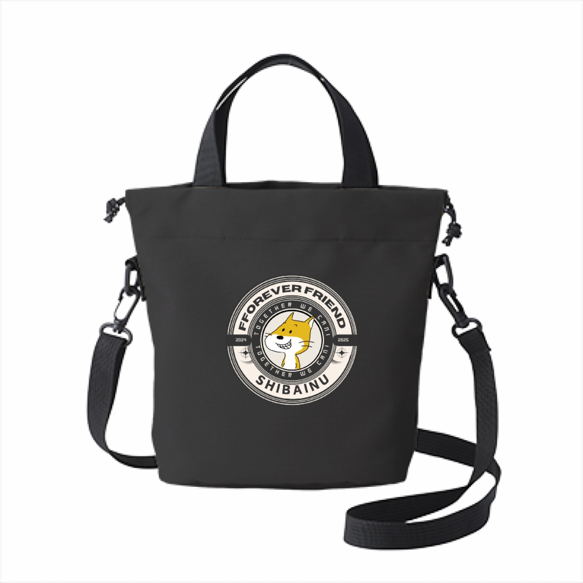 2WAY 撥水ミニトートバッグ A ブラック | kinnohako