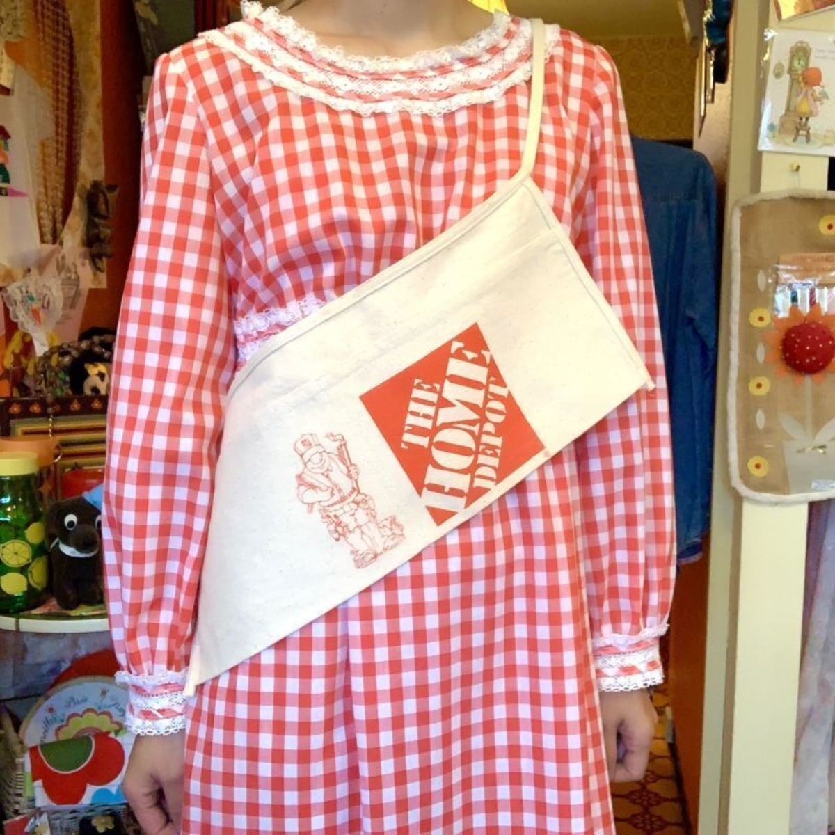 VINTAGE THE HOME DEPOT WORK APRON | KusuKusuDaisy