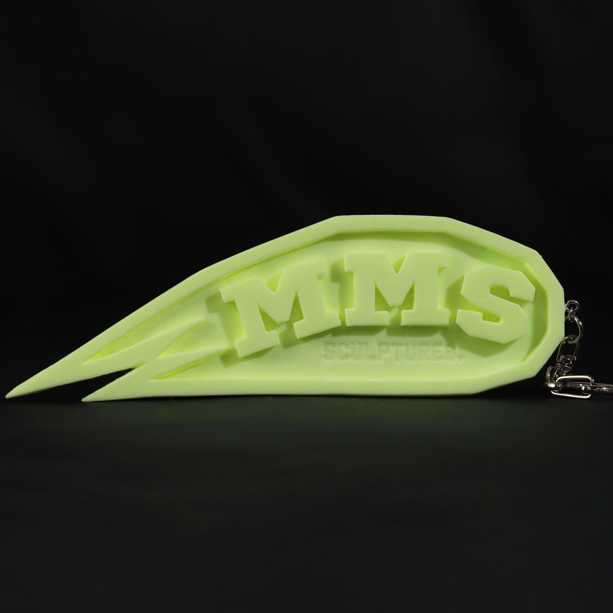 MMS EMBLEM KEYHOLDER - ネオンイエロー | M&Ms(メイキングアンドモンスターズ)
