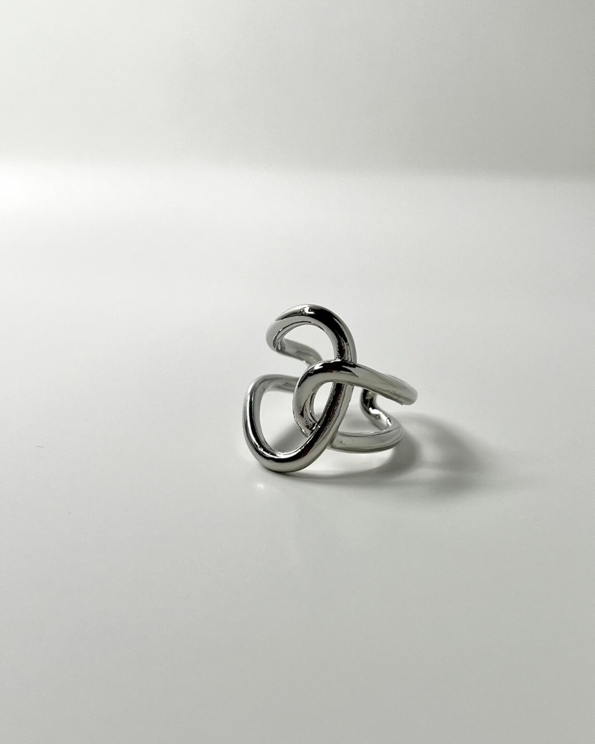 silver925 twin circle ring R34 silver | solare jewelry