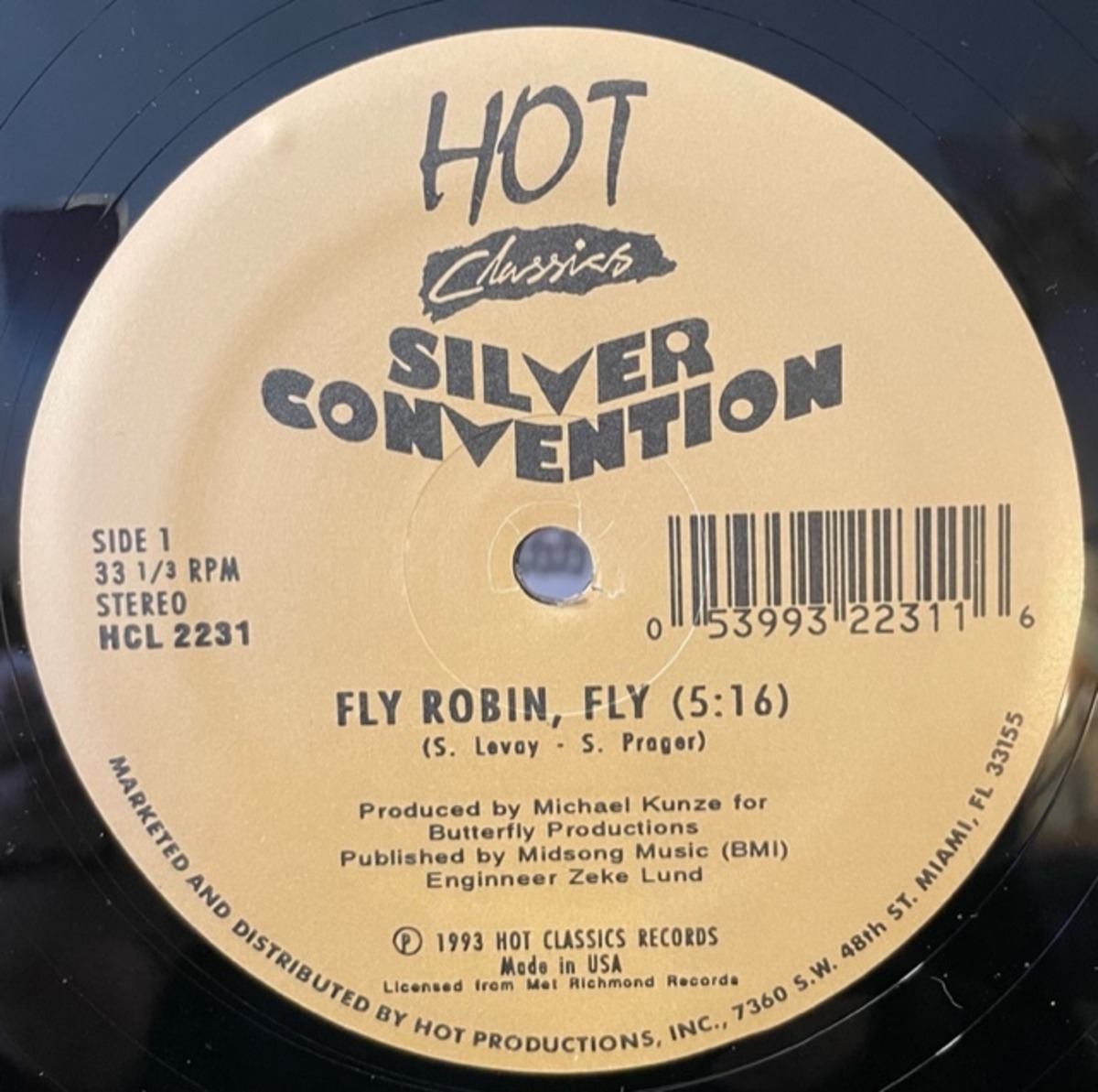 SILVER CONVENTION "FLY ROBIN FLY" 12" | EAD RECORD