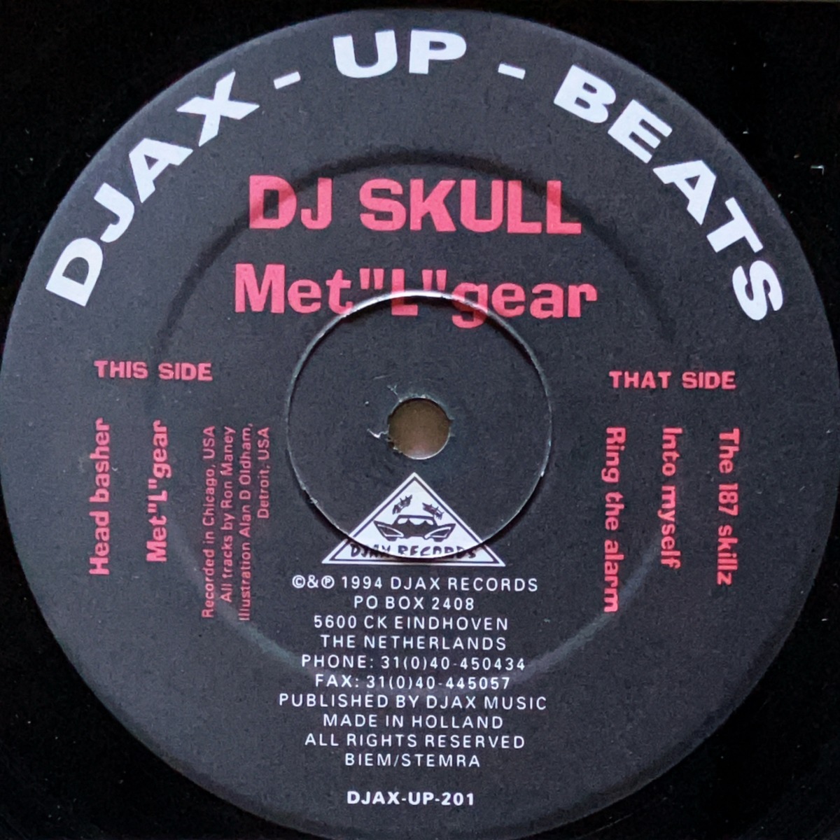 【12”】DJ Skull / Met"L"gear (Djax-Up-Beats) (DJAX-UP-201) | cpvinyl ...