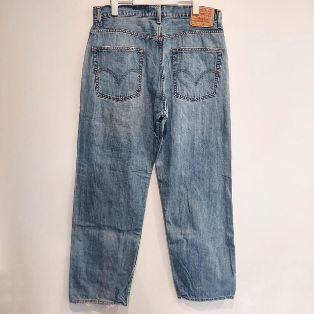 リーバイス569 Levis W34 ブルーデニム ヒゲ 青 00s 11897 | fuufu