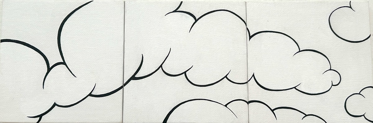 Clouds 202306_white | Massa AquaFlow art shop