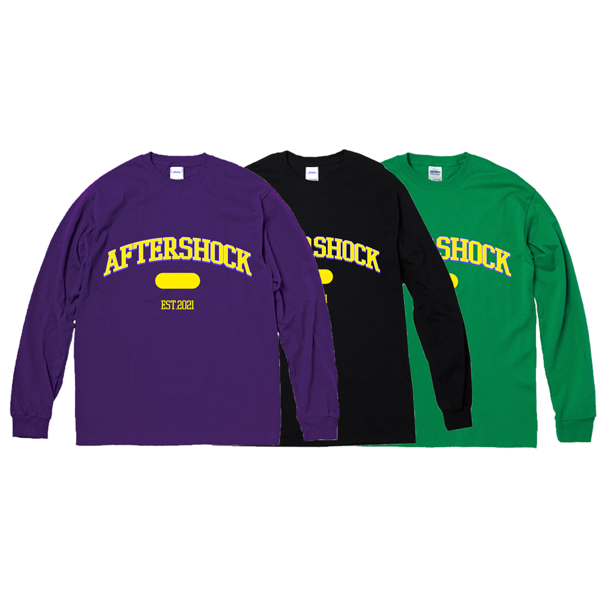 Aftershock college logo L/S TEE | Aftershock