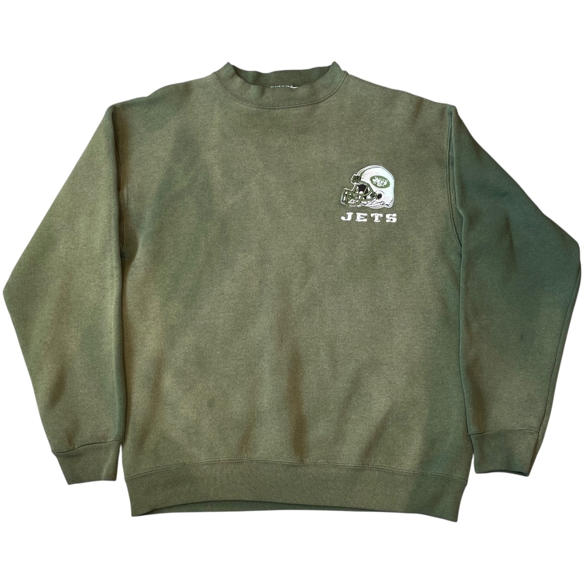 90s NEW YORK JETS "Sun fade" sweat | What’z up