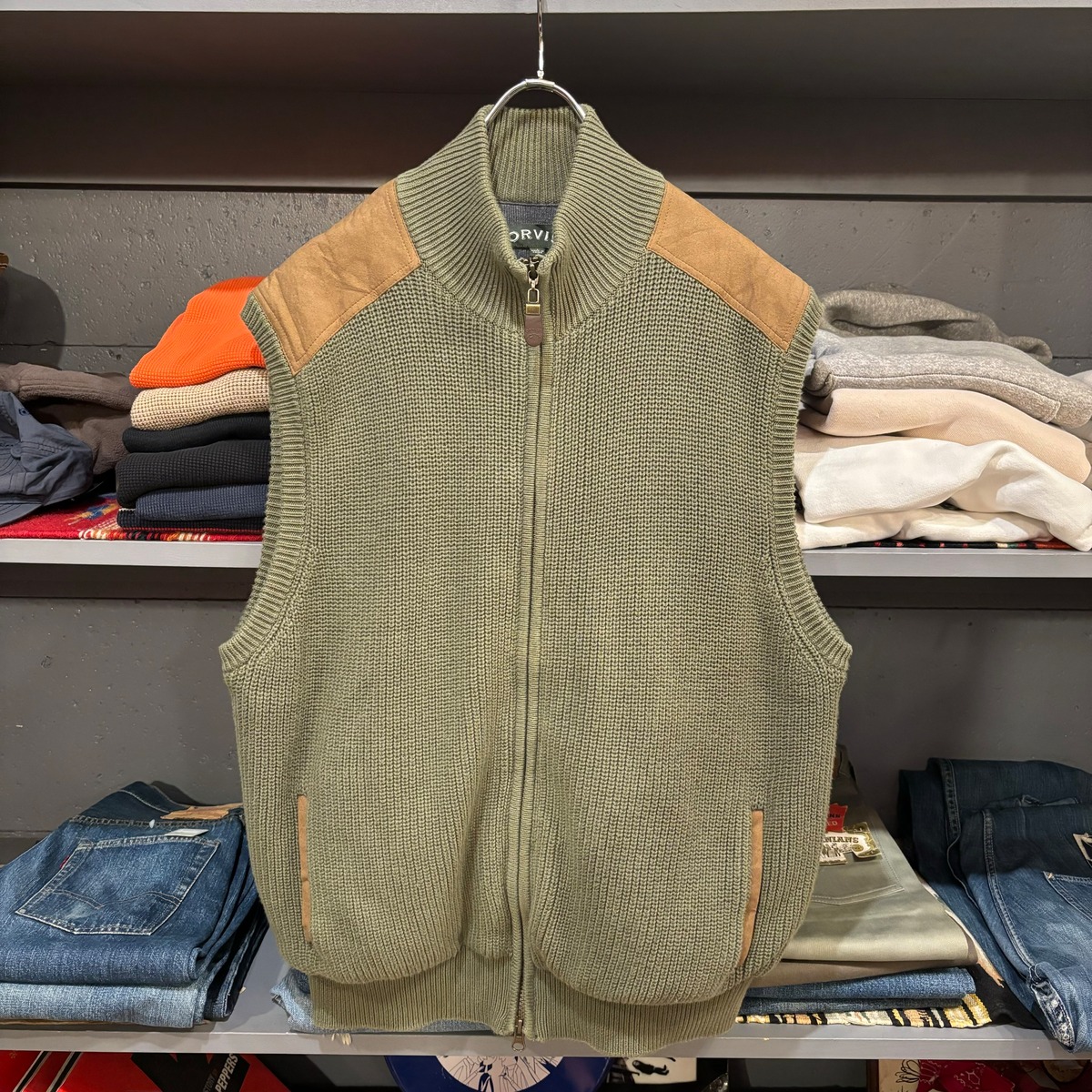 ORVIS Cotton Knit Vest | VOSTOK