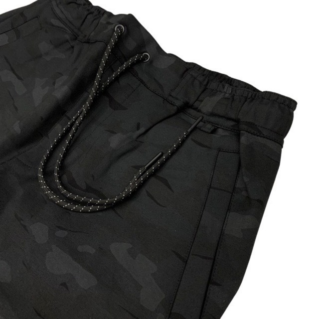 【再入荷】B2W 「 Stretch Punch Jersey Skinny Pants」CAMO×BLACK スキニー ジャージパンツ ストレッチ ポンチ素材 スウェットスキニー 迷彩 ...