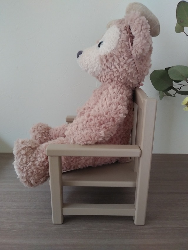 Msize グレージュ ぬいぐるみ用 椅子 | LEMON レモン │小さなかわいい家具のお店│キッズチェア│ベンチ