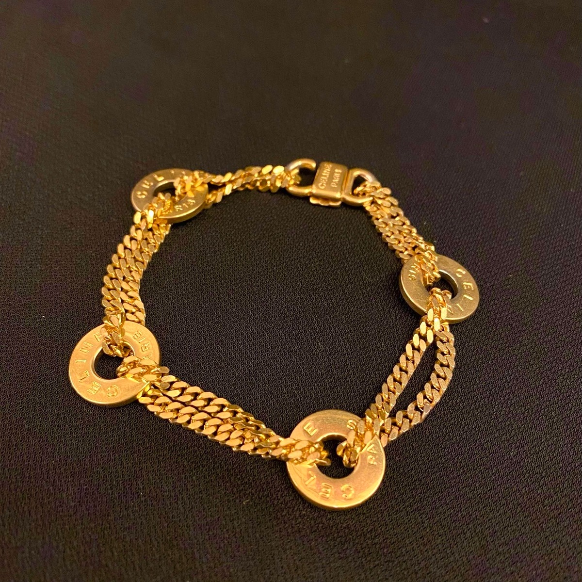 CELINE "Circle Logo" Bracelet | CARBOOTS