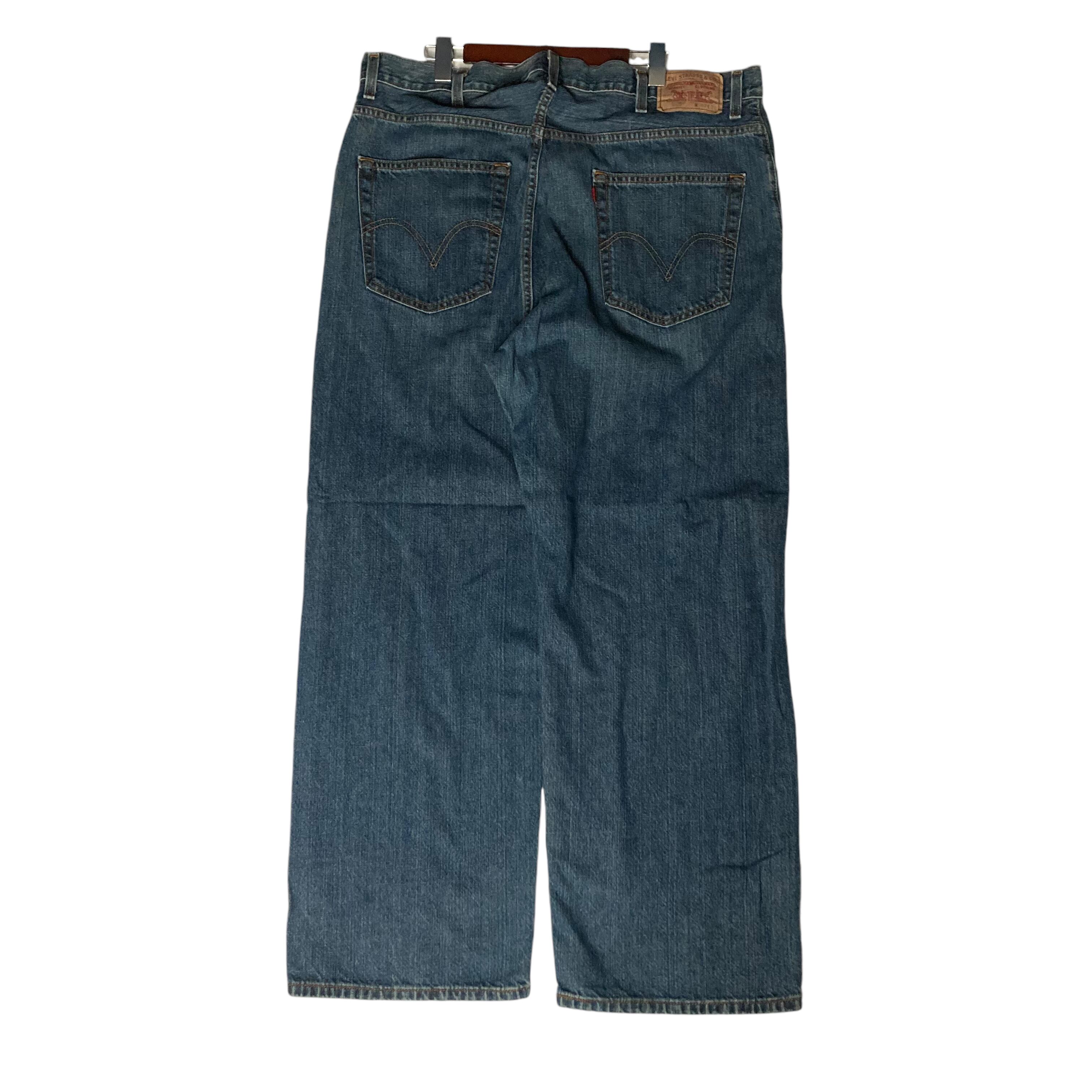 【W40×L30】Levi's569 デニムパンツ 革パッチ | 古着屋OLDGREEN