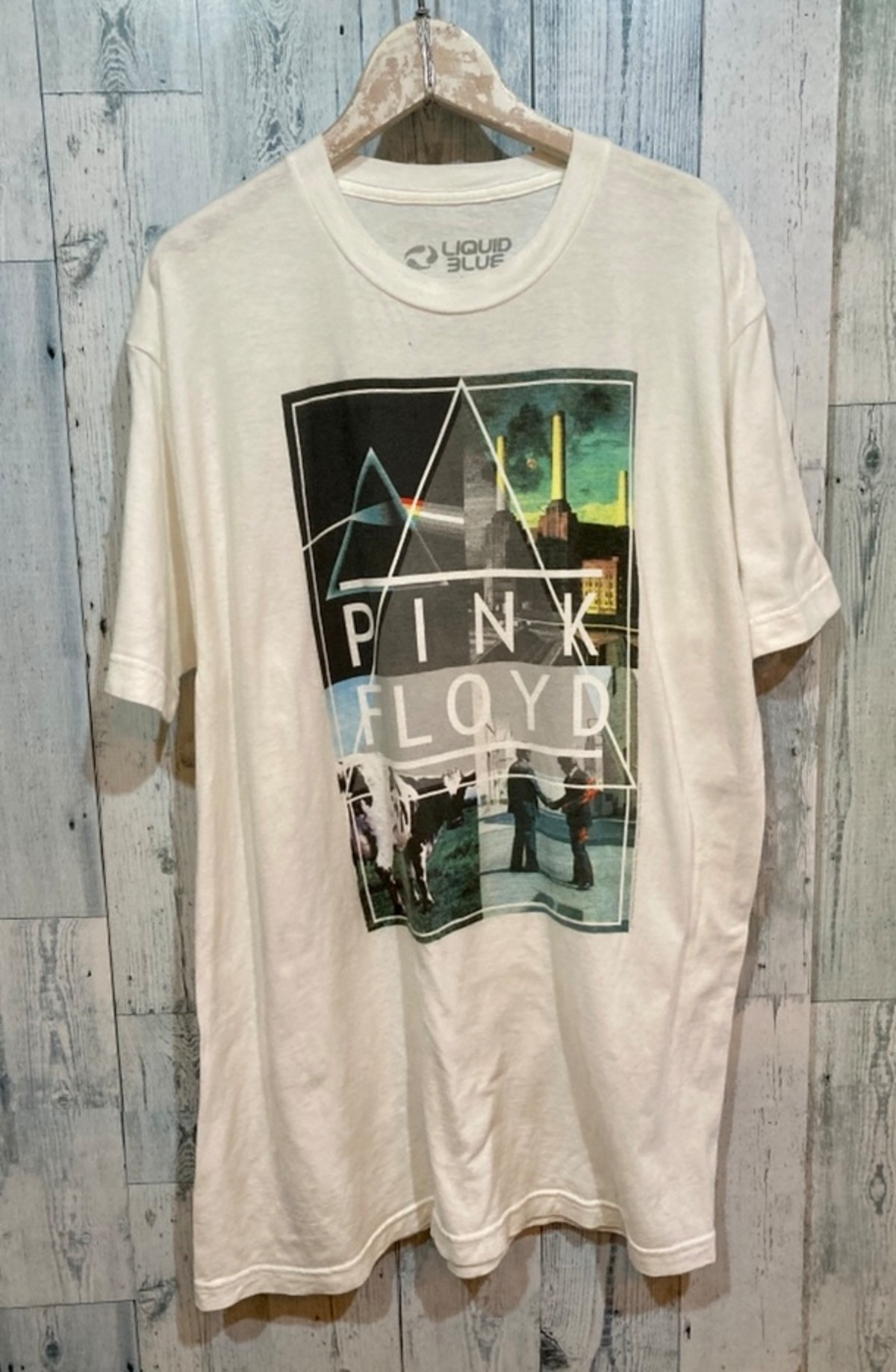 PINK FLOYD ピンクフロイド 歴代アルバムジャケットTシャツ LIQUID BLUE | LONERS