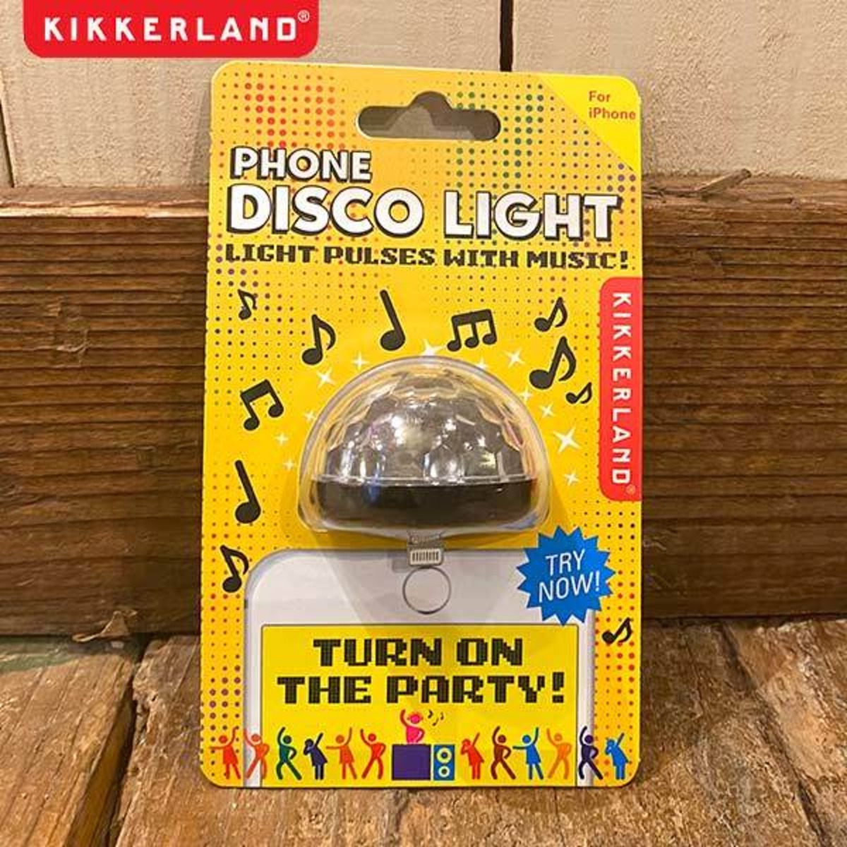 Phone Disco Light フォンディスコライト ミラーボール スマホ周辺機器 キッカーランド KIKKERLAND DETAIL ...