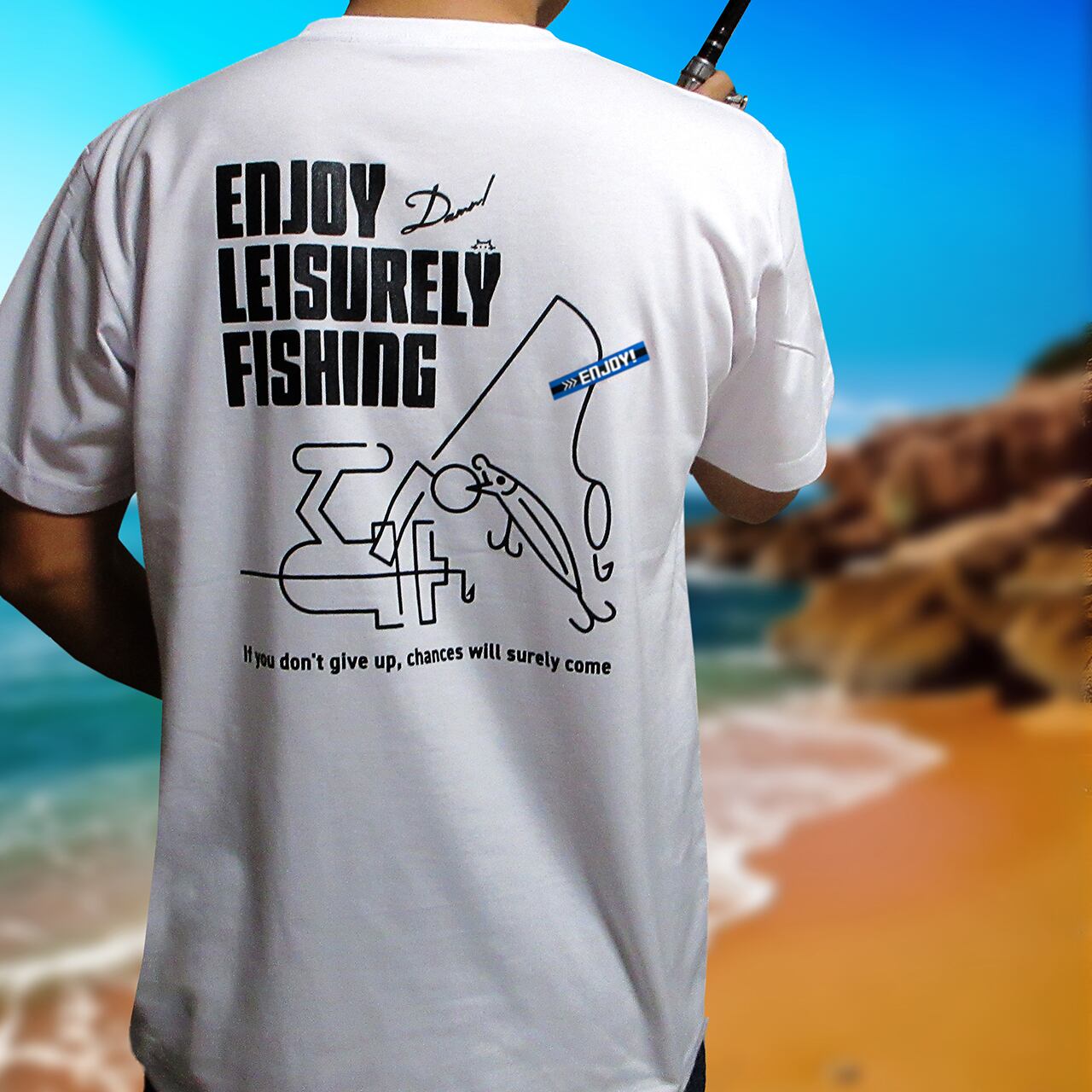 LURE FISHING BACK PRINT T/C SHIRT〈FISHING〉 | Pay ID