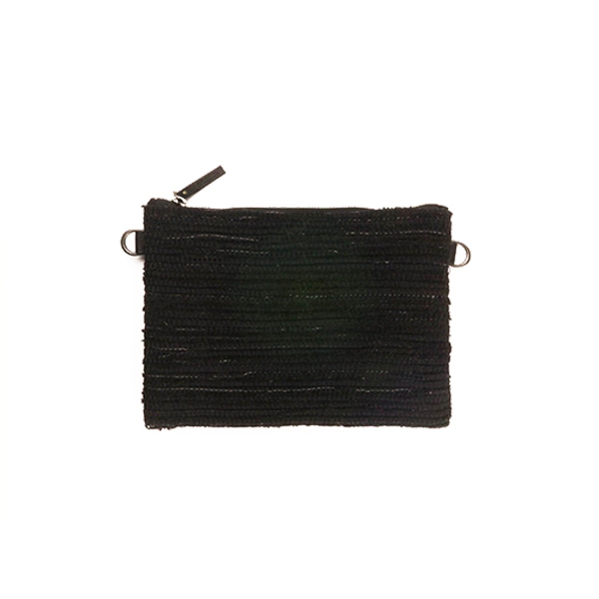 Flat Pouch / Black × Black : 2110200200402 | Saccora Oneline Store