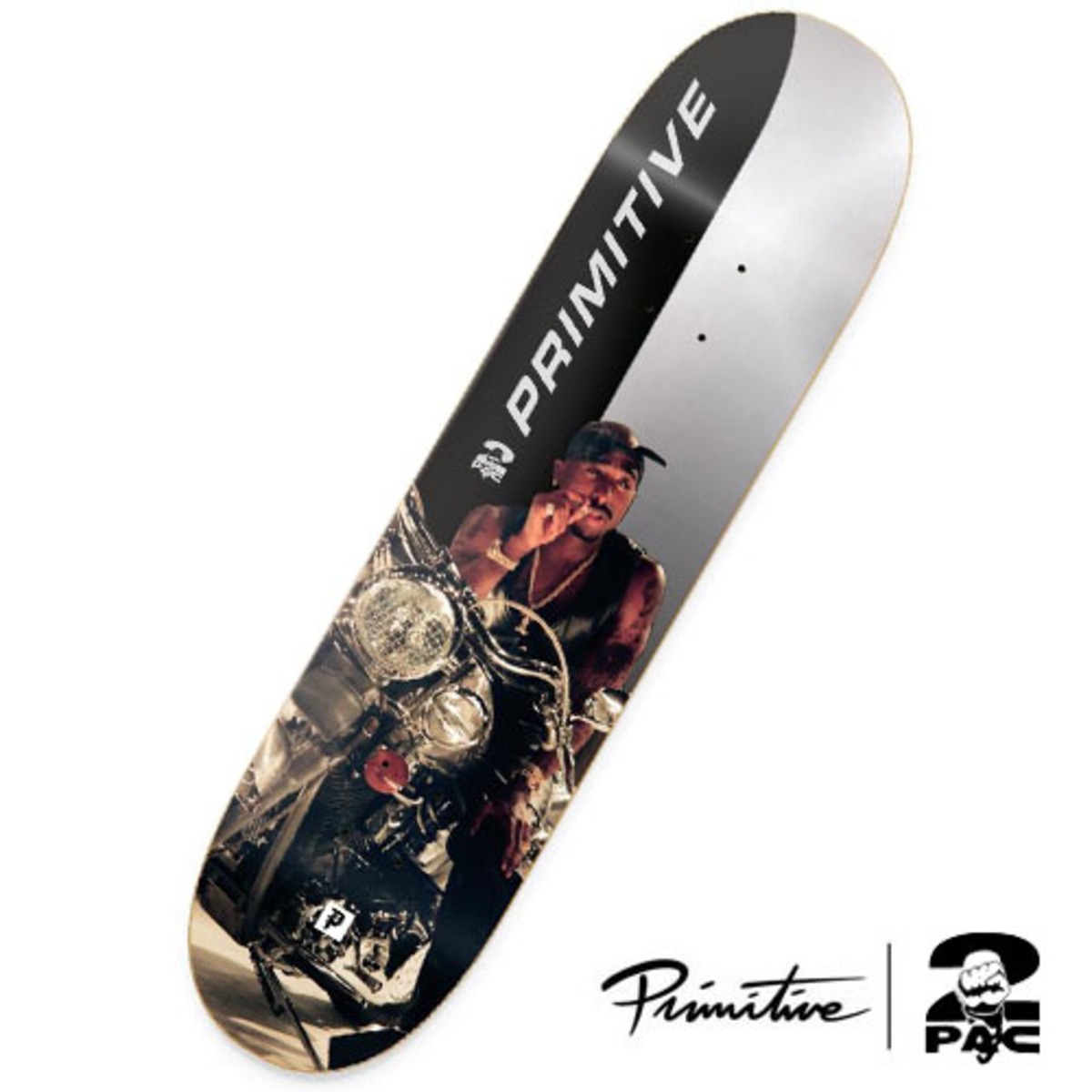 PRIMITIVE × TUPAC Moto Deck Multiple 2PAC スケートボードデッキ トゥーパック プリミティブ | ヴァーサトル