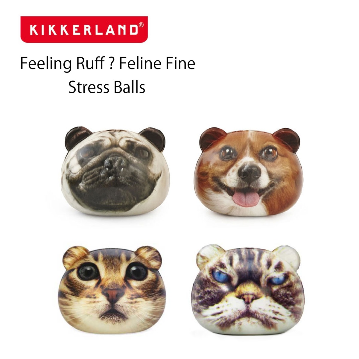 KIKKERLAND / Feeling Ruff? Feline Fine Stress Balls | WISE clothing