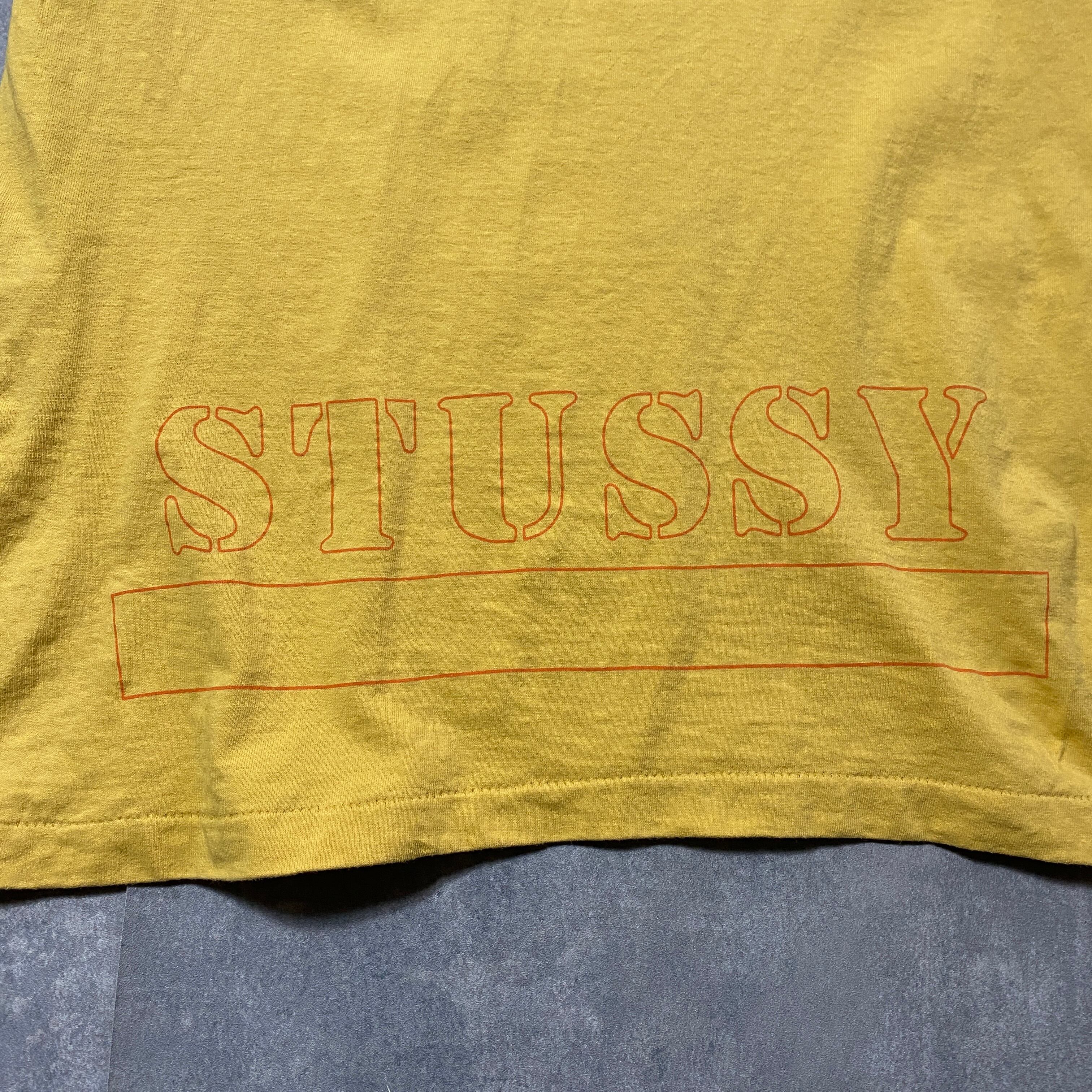 USA製】90's old stussy ステューシー 迷彩Sロゴ プリント USA製】90's old stussy ステューシー 迷彩Sロゴ プリント