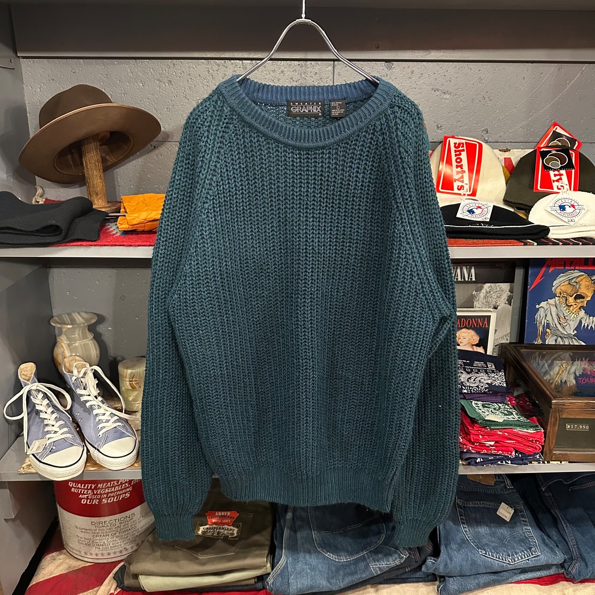 90s GRAPHIX Acrylic Knit Sweater | VOSTOK