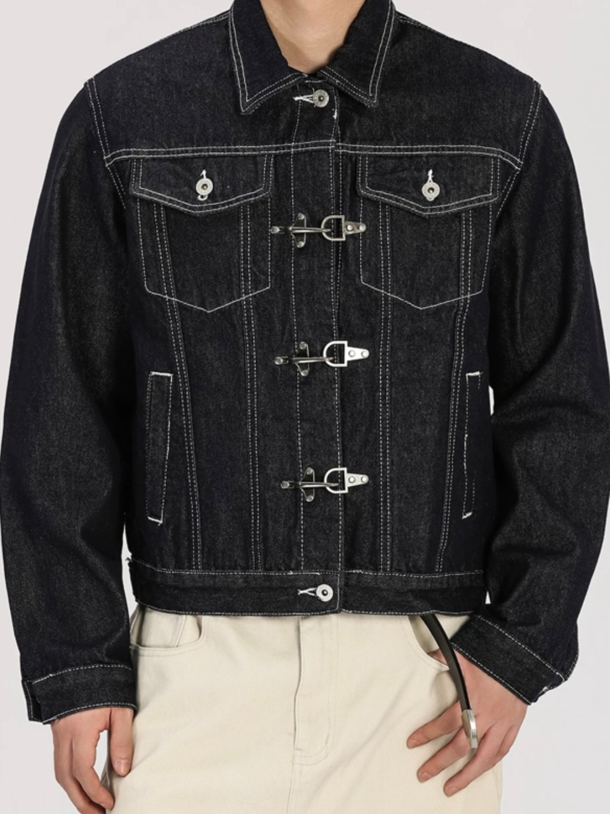 【P3398STORE SELECT】 DETROIT FIREMAN CLASP DENIM JACKET | P3398STORE
