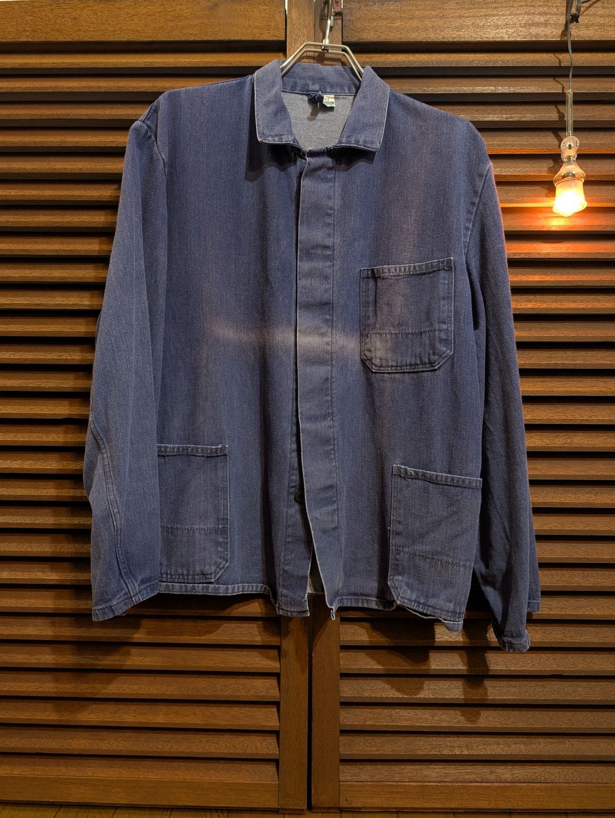 Euro MERK FrontFly Work Jacket Faded | P and P DUCK ANTIQUES