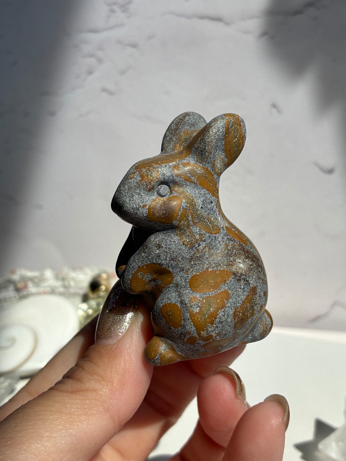 フルーツジャスパー♡うさぎ・インクを垂らした様な素敵な柄♡ | tunagu・Crystal shop[天然石]