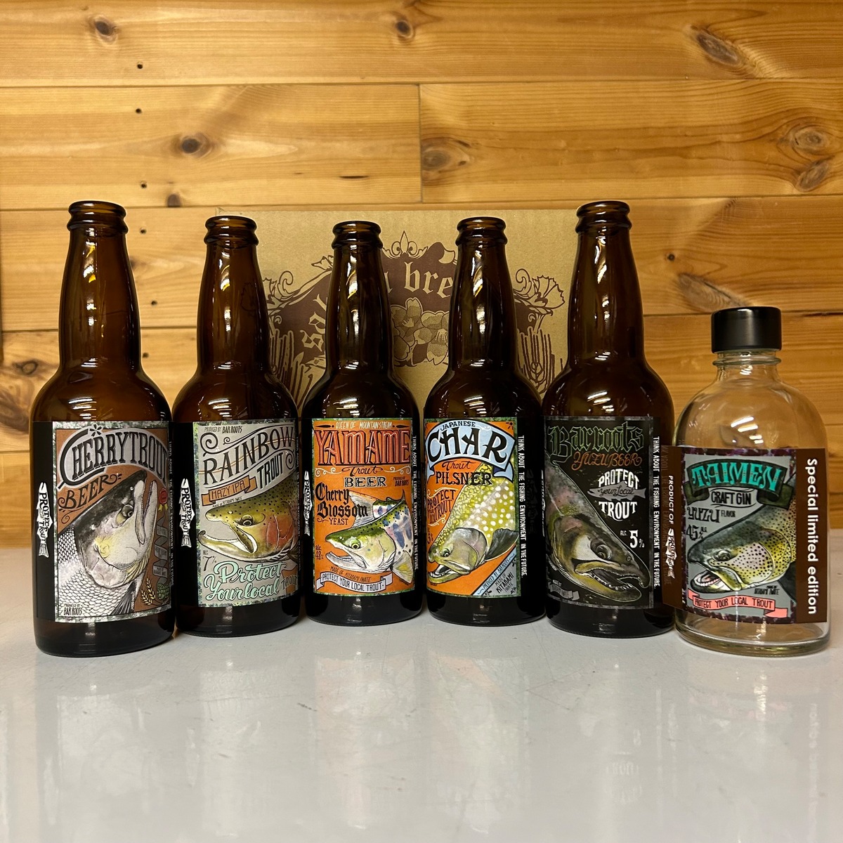 ビール＆ジン PROTECT YOUR LOCAL TROUT BEER SPECIAL BOX | Sakura Brewery