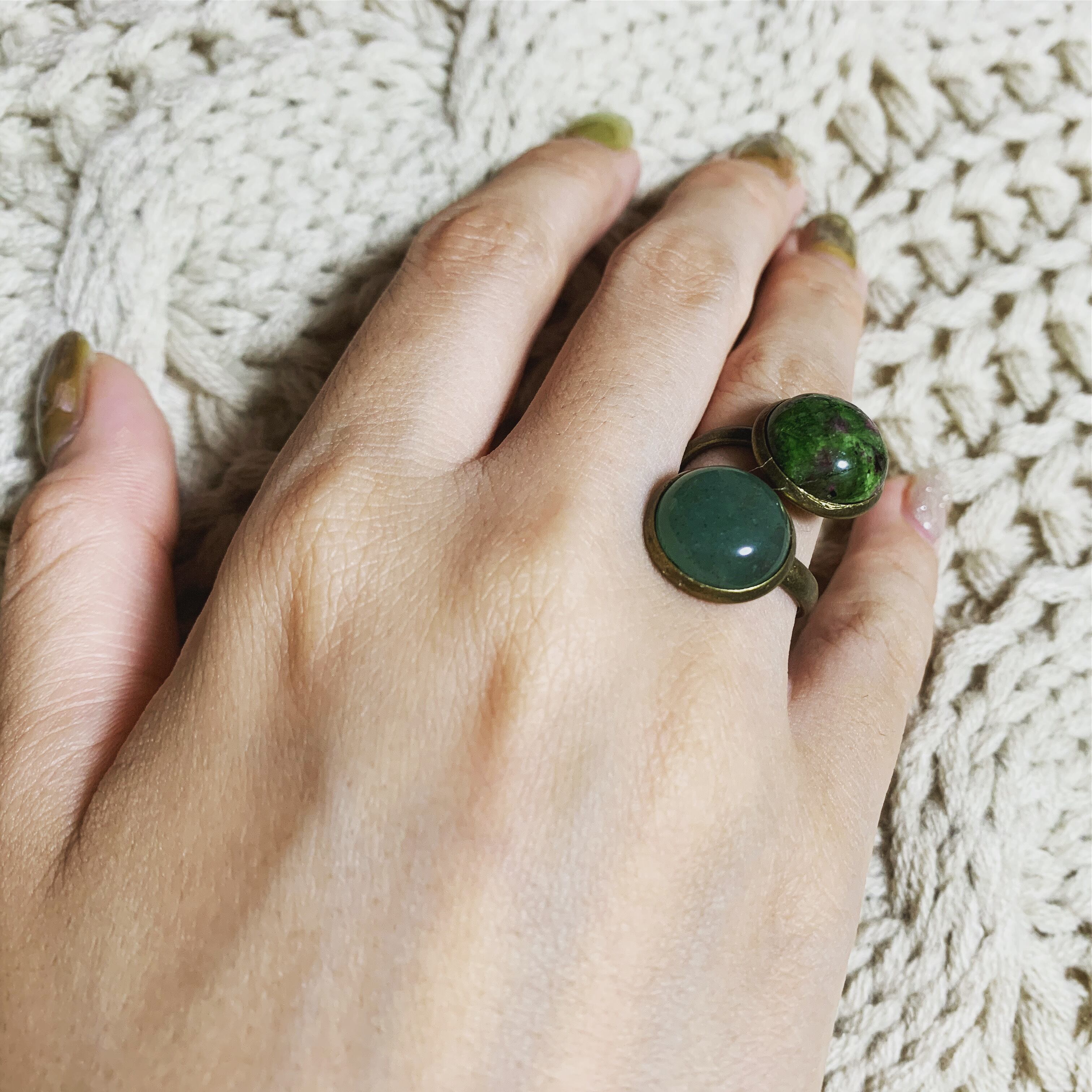 natural stone ring | ika,