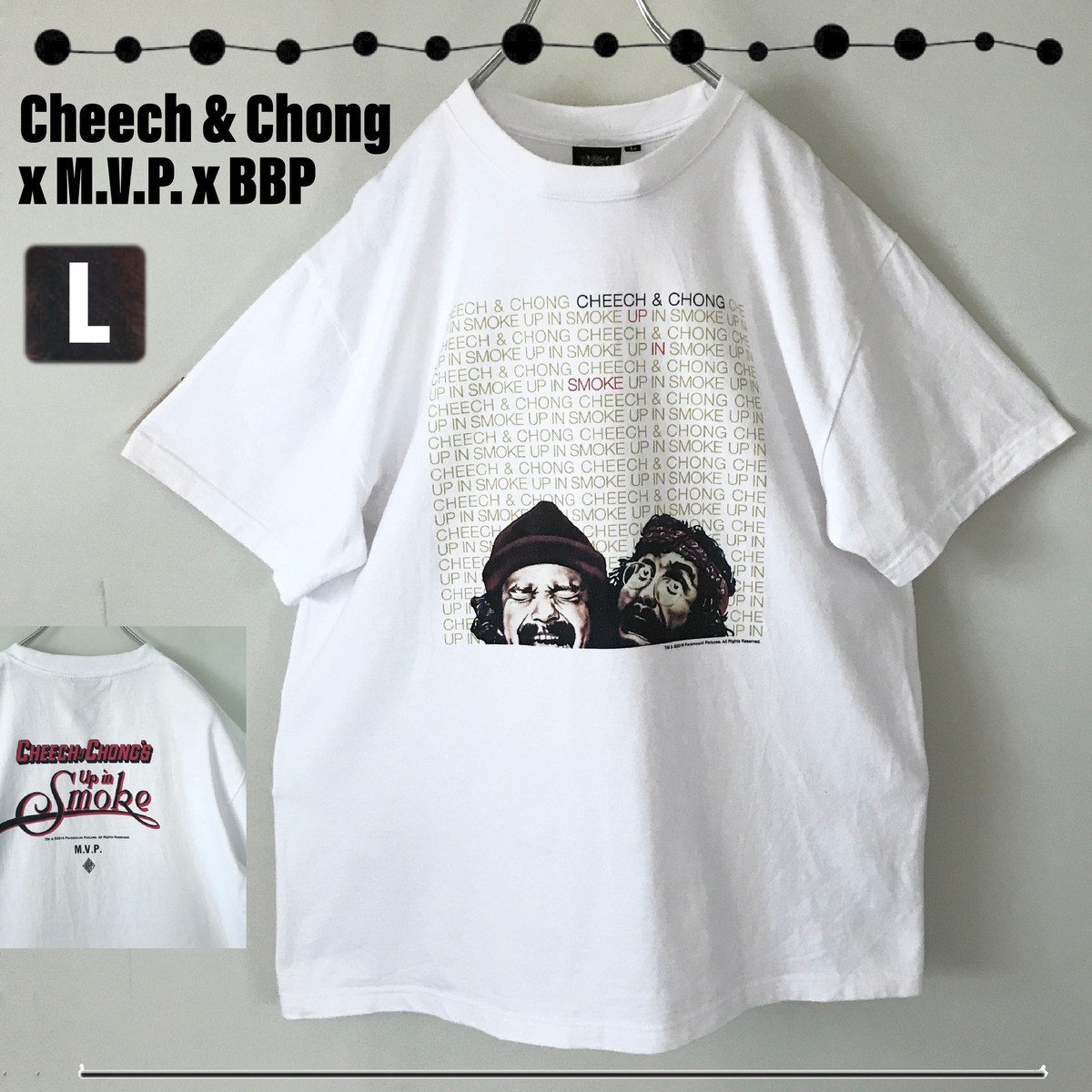 Cheech & Chong x M.V.P. x BBP★コラボTシャツ★Up in Smoke★チーチ＆チョン★メンズL 2404A036 ...