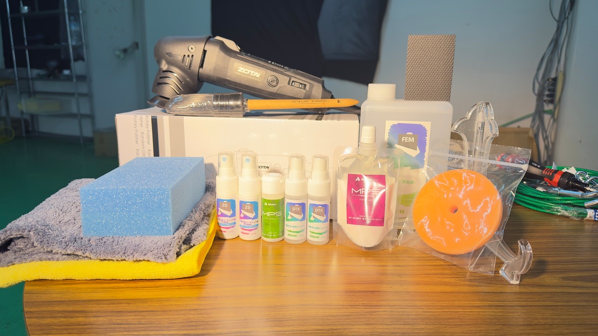 【ボディコンプリート！】絶対メタリック・輸入車ボディ輝かせるマンミニポリセット！！ | emzeqcoating