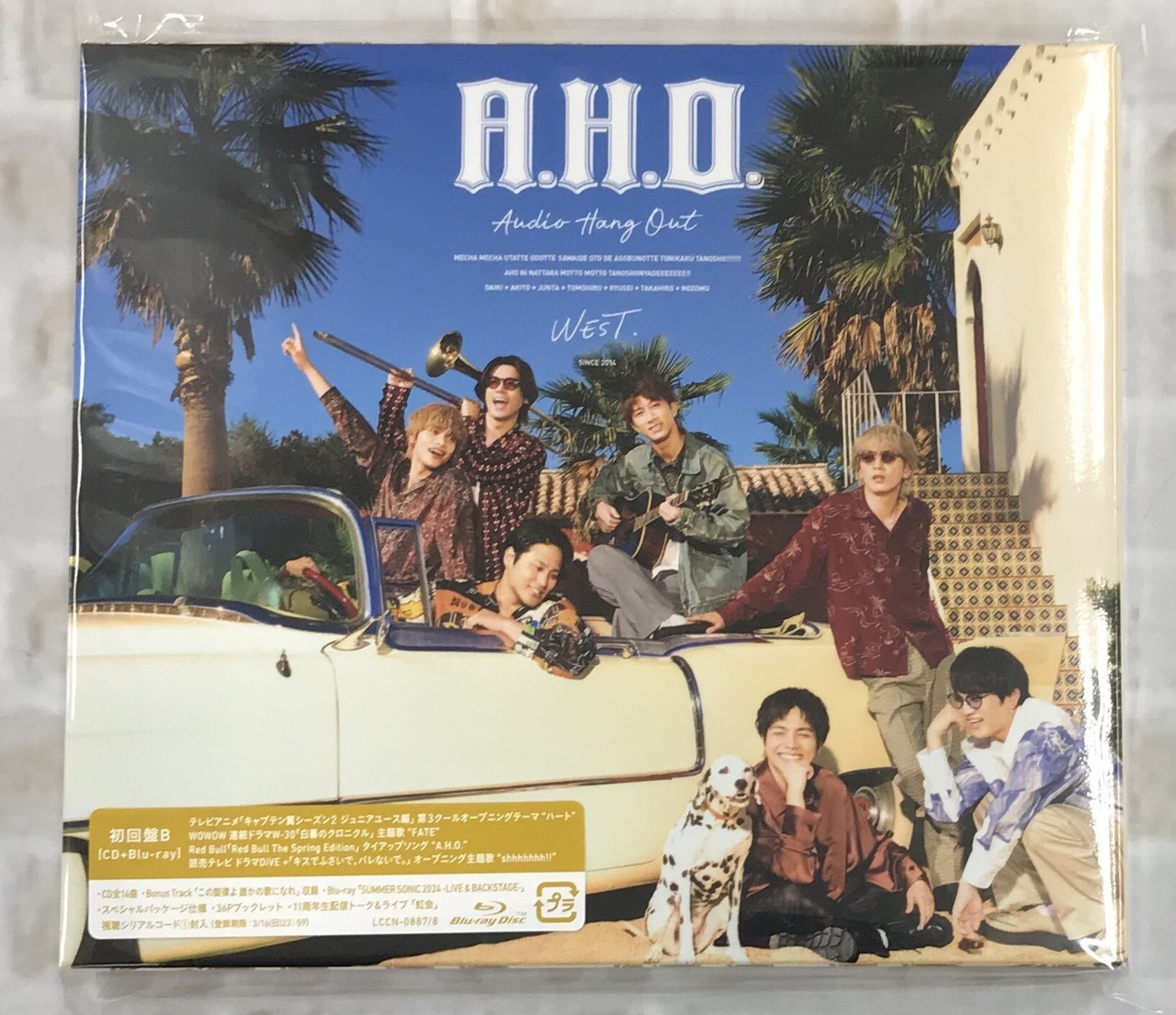 WEST. / A.H.O. -Audio Hang Out- / 初回盤B (CD+Blu-ray) | 最北のCDショップ フナヤマ
