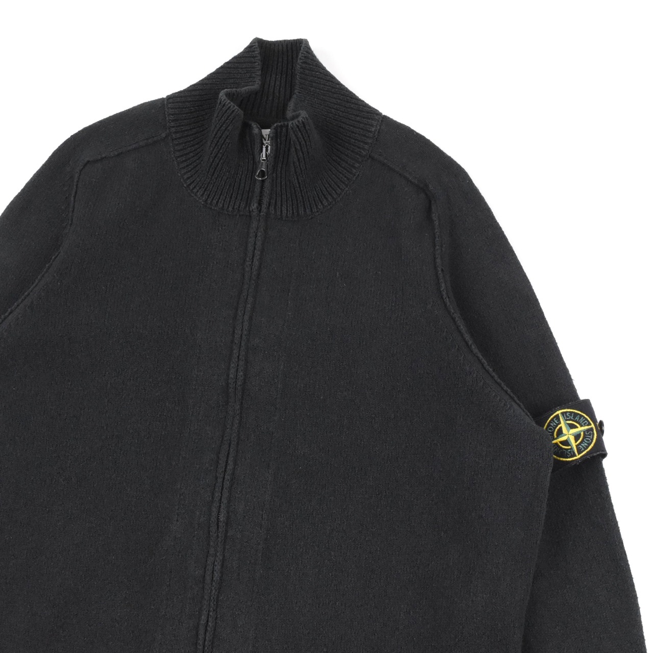 00s STONE ISLAND FULL ZIP KNIT SWEATER | PLAIRE