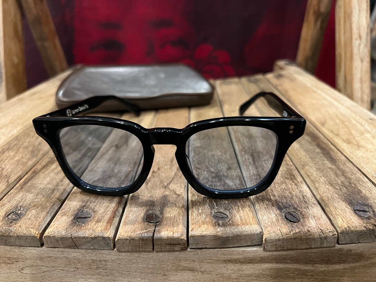 HARMAN optical "LEON" BLACK×BLUE made in JAPAN | snug fukuoka