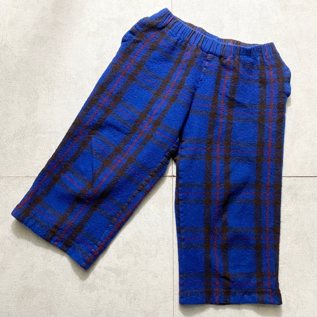 2004’s tricot COMME des GARCONS check pattern wool clopped easy pants ...