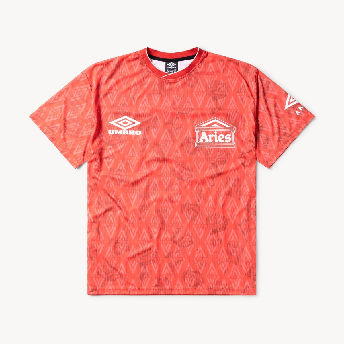 Aries x UMBRO Red Roses SS Football Jersey | SL ONLINE SHOP