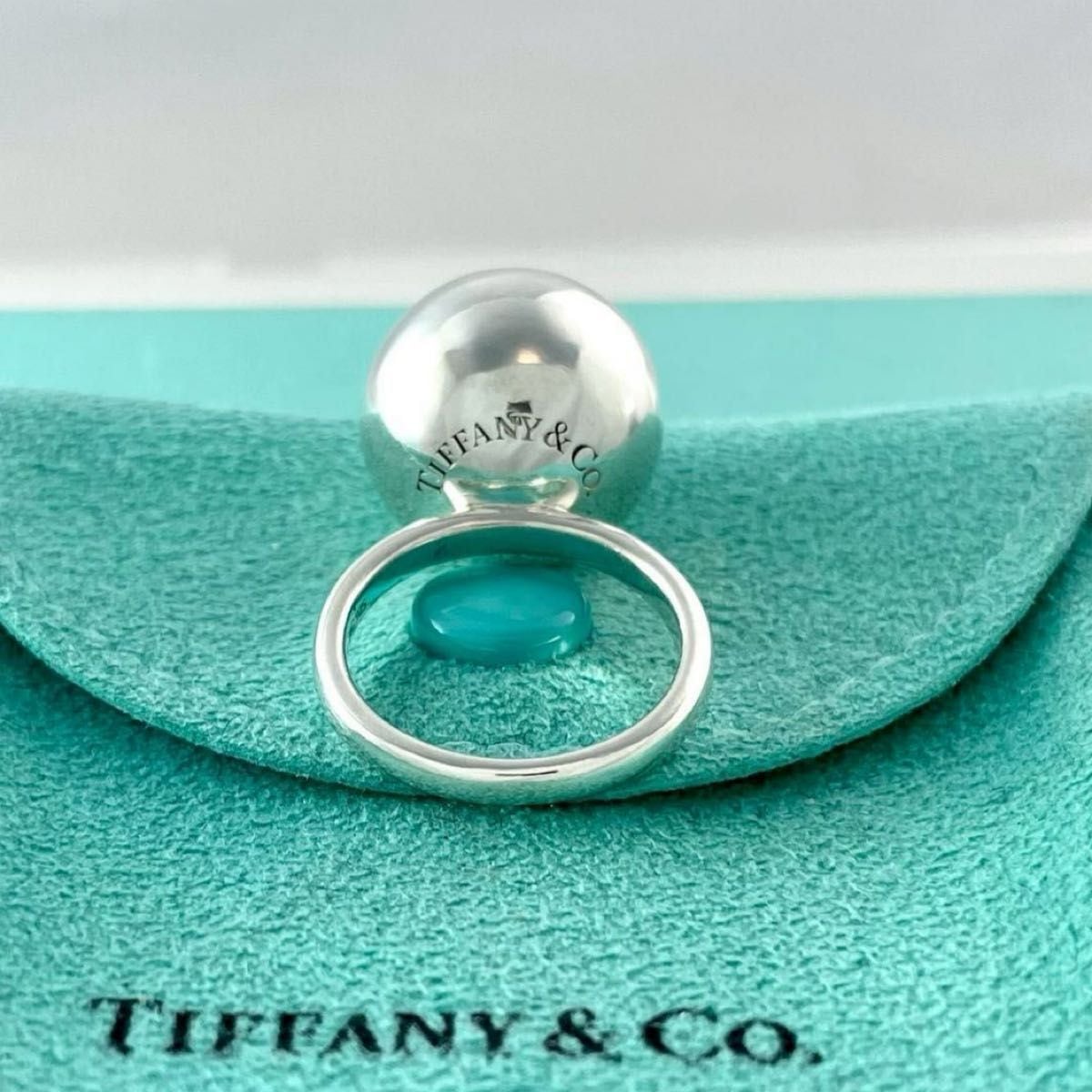 ティファニー 9号 ハードウエア ボール リング シルバー 925 YP1fe | Hello Vintage