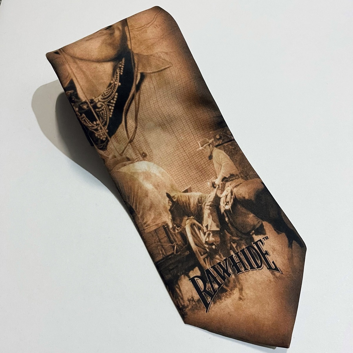 Rockmount 90's Poly Tie Made In Usa | VINTAGE TIE SHOP 24