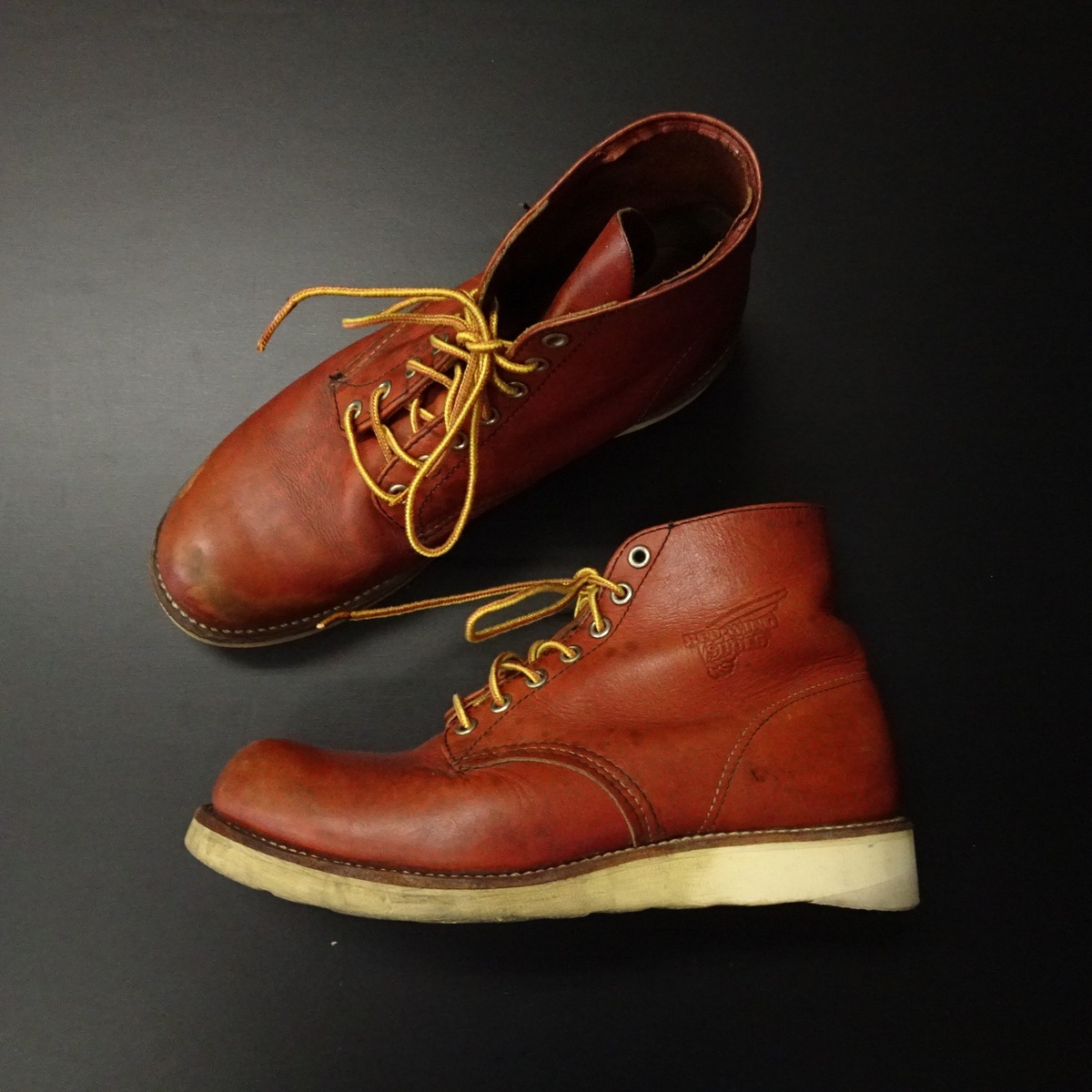 2009年製 RED WING 8166 アイリッシュセッター ブレーントゥ ロゴ型押し 00年代～ ブラウン | 古着屋 0413
