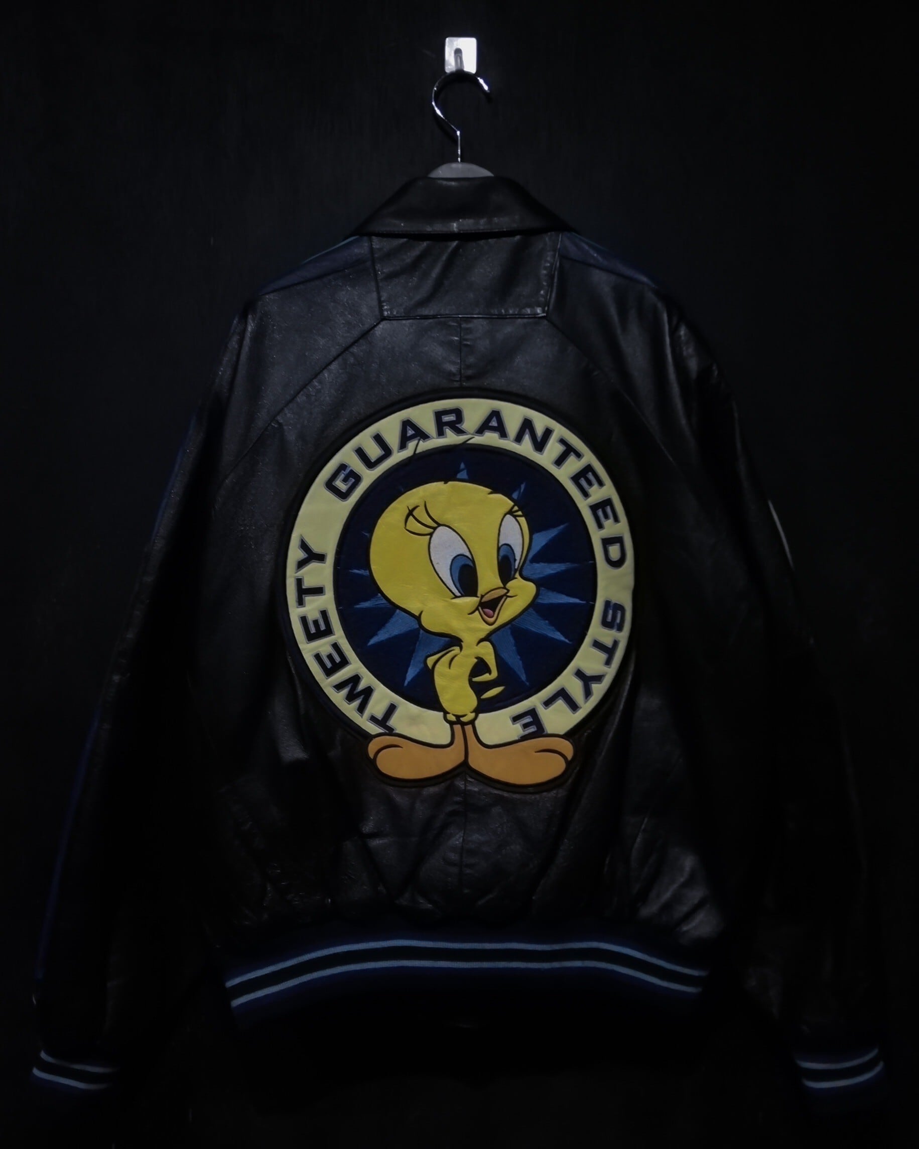 【WEAPON VINTAGE】"LOONEY TUNES" "Tweety" Wappen Loose Leather Jacket ...